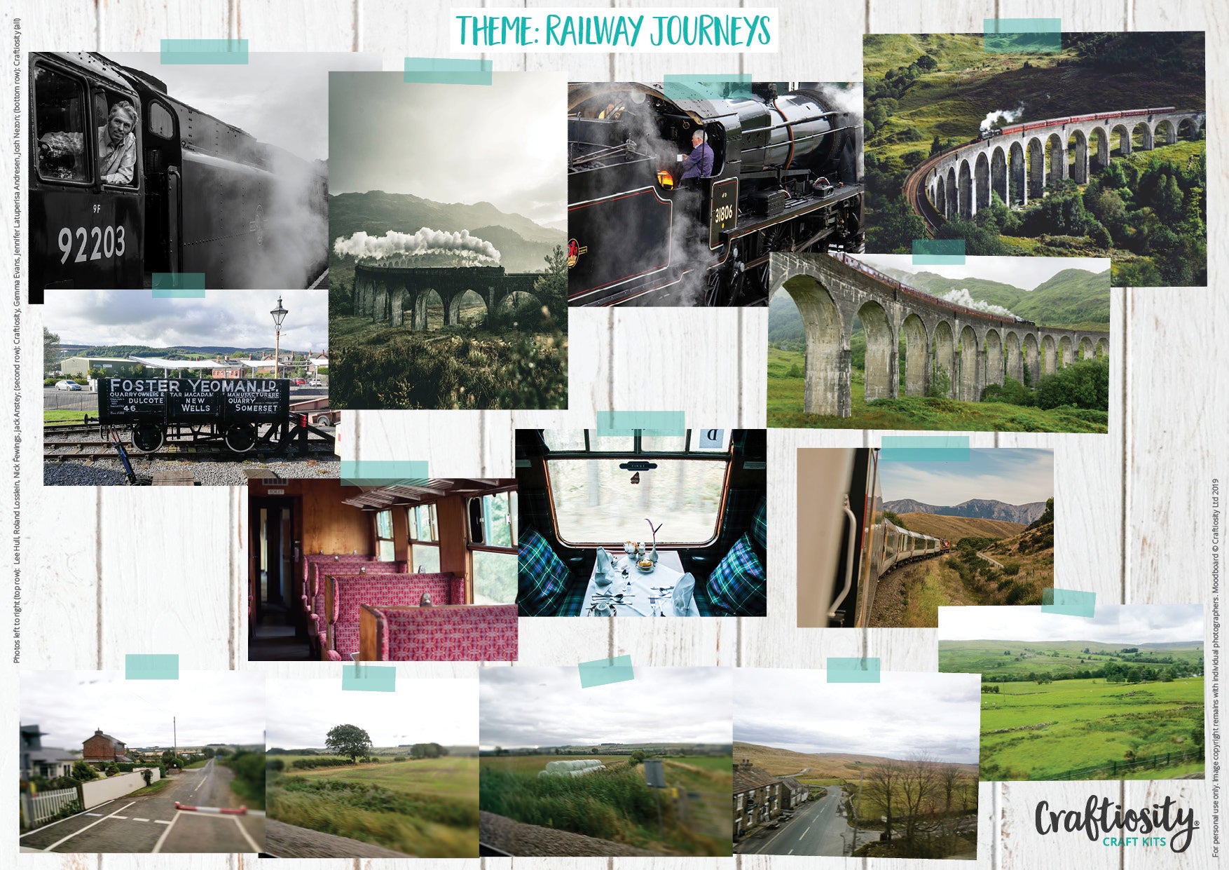 Creative Inspiration Mood Board: Railway Journeys – Craftiosity